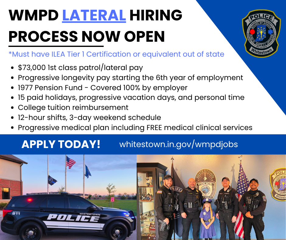 Employment Opportunities - Town of Whitestown